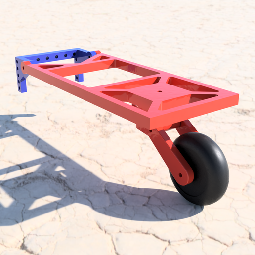 🛞 Allstate Classic Single Wheel Trailer Chassis・Free STL File for ・Cults