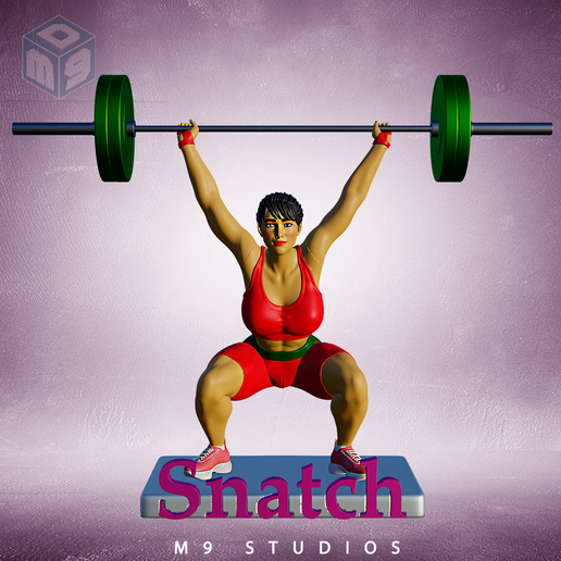 ♀️ Crossfit female Snatch with 2 heads - woman lifting weights - Mulher ...