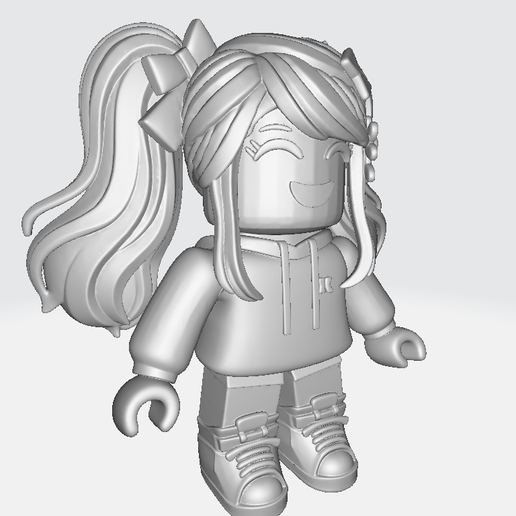 👧 Miniature Game Roblox - Girl Children・ STL File for 3D printing・Cults