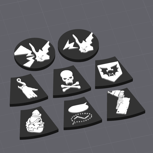 ♟ Nemesis Claw Tokens - Kill Team 2024・Free STL File for 3D printing・Cults