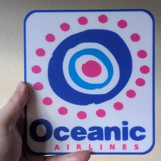 Free STL file Oceanic Airlines Sign 👾 (3MF)・3D printing design to ...