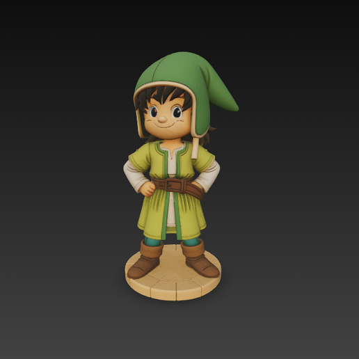 🐉 Hero Dragon quest VII・ STL File for 3D printing・Cults