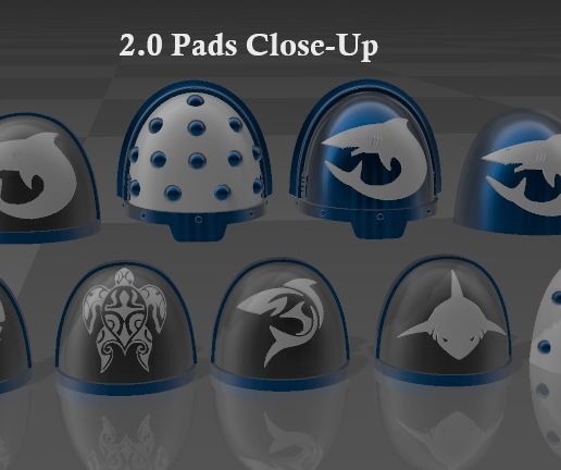 🛰 Custom 1/18 Space Shark Gear・Free 3D File for 3D printing・Cults