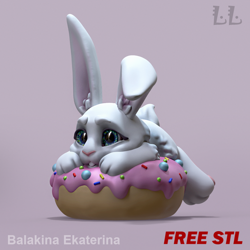 🐇 Rabbit・Free STL File for 3D printing・Cults