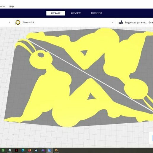 Stl File 2d Silhouettestencil Sexy Mothman Pinup・3d Printable Model To Download・cults