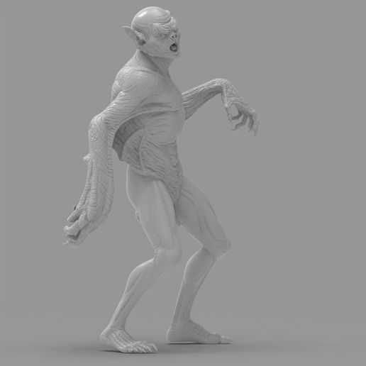 🧛 Gothic Vampire Lord Bat Form High Poly Realistic Creature・ 3D File ...