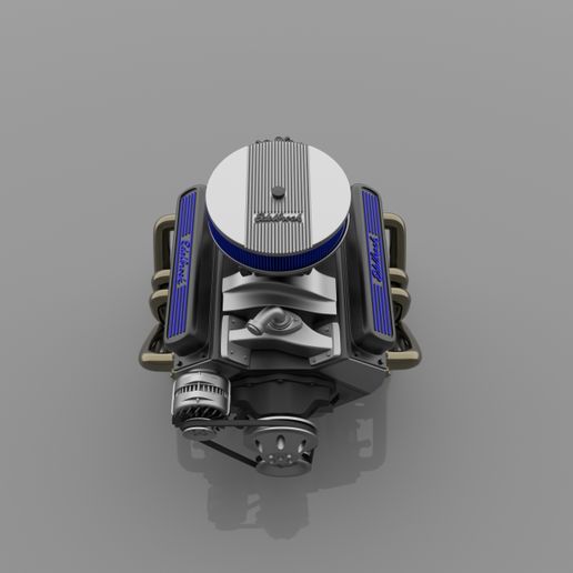 📁 Edelbrock V8 Engine 3D Model Ready to Print STL File・ STL File for 3D ...