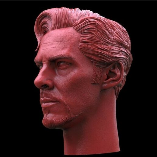 🩺 Doctor Strange- Benedict Cumberbatch Head・ STL File for ・Cults