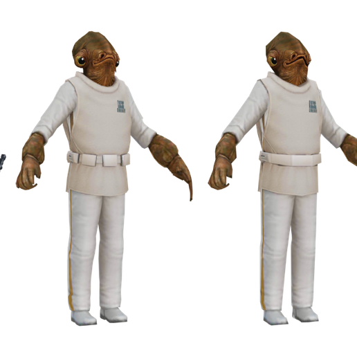 Free STL file General Ackbar ⭐ ・3D printable model to download・Cults