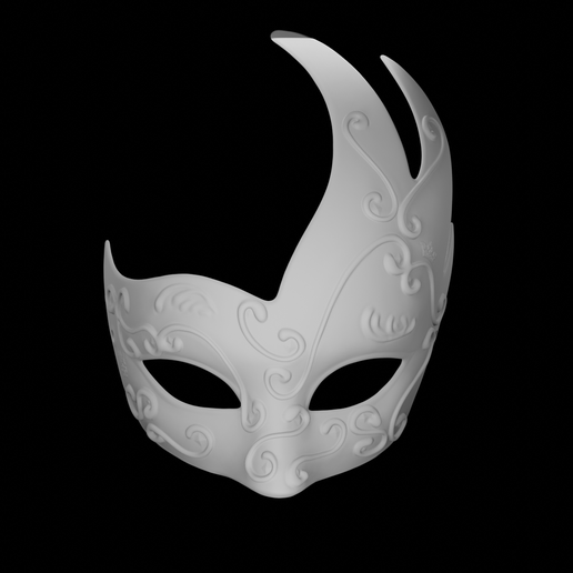 👾 Venetian Mask I - Classic and Artistic Design・ STL File for 3D ...
