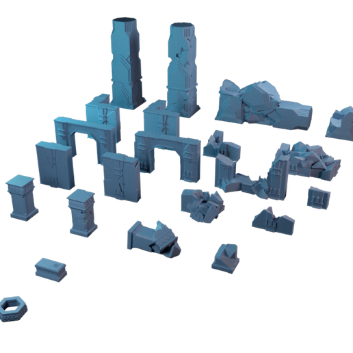 🎲 Mines of Moria - Scatter Terrain Collection - LOTR - MESBG・ STL File ...