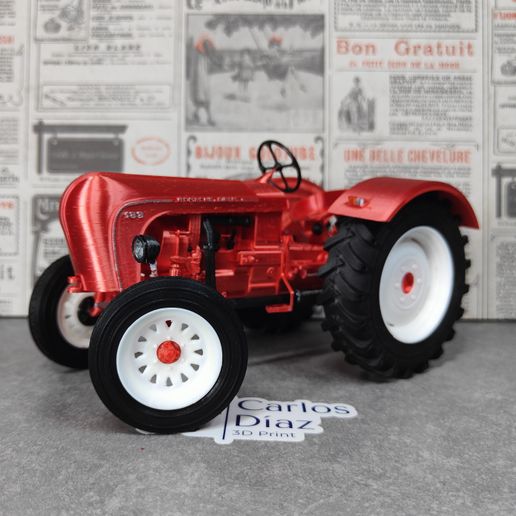 Fichier 3D Tracteur Porsche P133 1/18 🚚 ・Modèle à télécharger et à ...