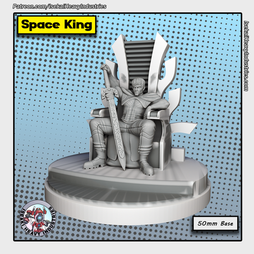 🛰 Space King・ 3D File for ・Cults