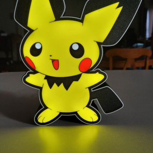 📦 Pichu #172 light box (Ams ready)・Free STL File for 3D printing・Cults