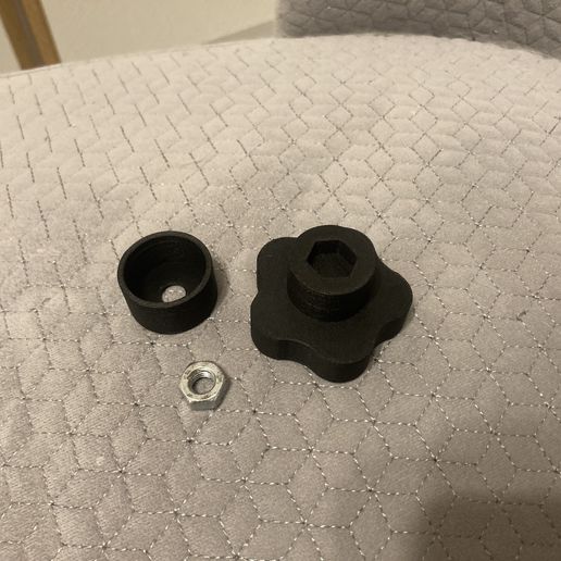 Hand nut / handwheel for M8・Free 3MF File for 3D printing・Cults