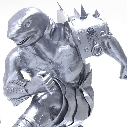 🦈 SHARK FOOTBALL PLAYER・Free STL File for 3D printing・Cults
