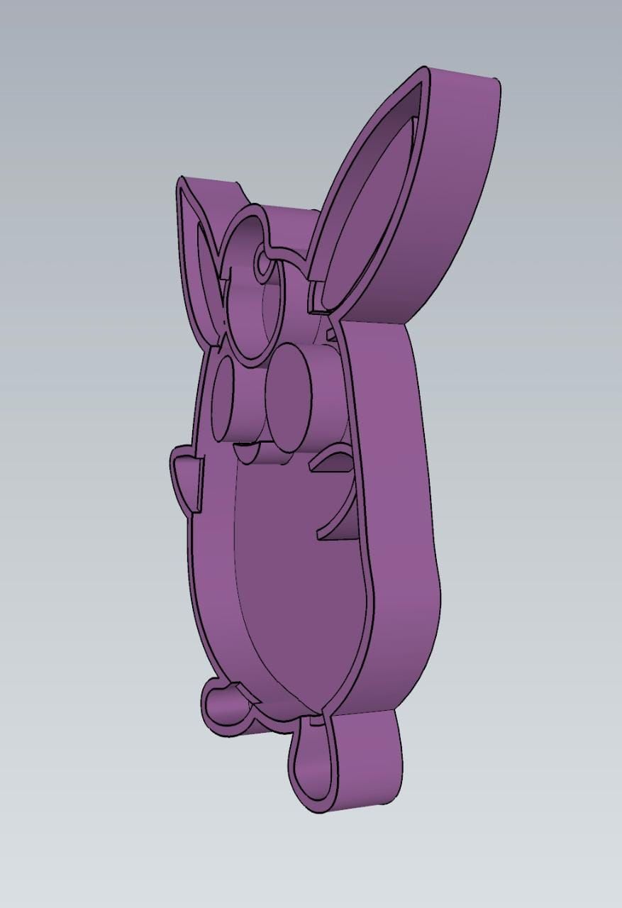 STL file Amazing Pokemon wigglytuff Cookie Cutter Stamp Cake Decorating・Template to download and ...