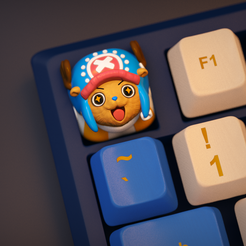 Laden Sie 2 3D-Modelle von One Piece Keycaps herunter, aufgelistet von ...