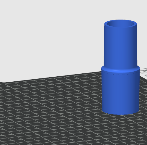 🧹 spigot for upright vacuum cleaner , conical transition ...・ STL File ...