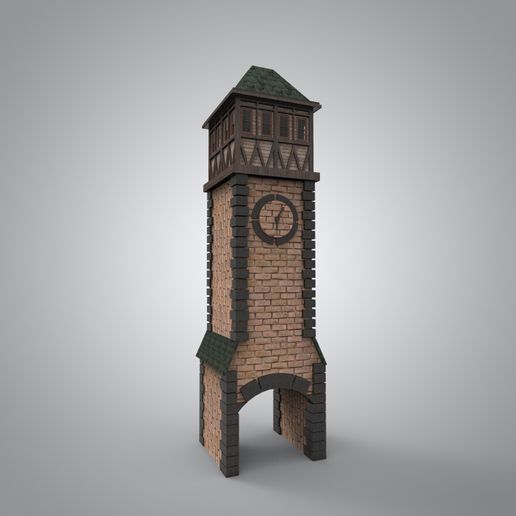 STL file medieval tower 🏰 ・Model to download and 3D print・Cults