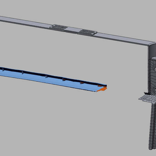 STL file Chevrolet Trax GM Lower Radiator Air Baffle 42402446 repair ...