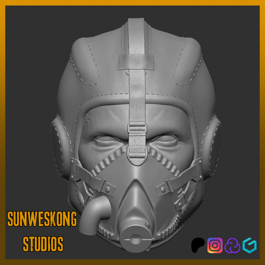 🐍 The Fury MGS3 Cobra Unit Headsculpt・ STL File for 3D printing・Cults