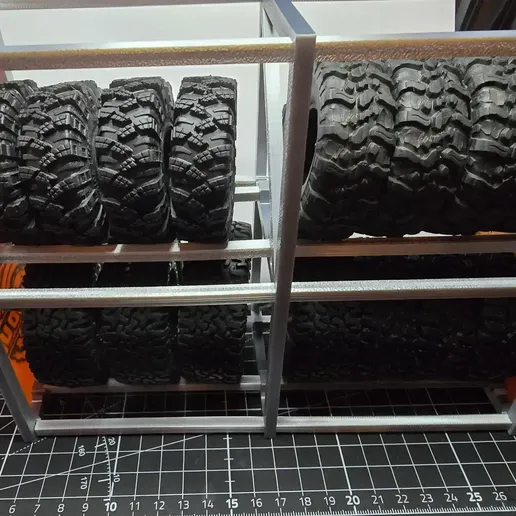 🚚 Tire Rack - Industrial・ STL File for 3D printing・Cults