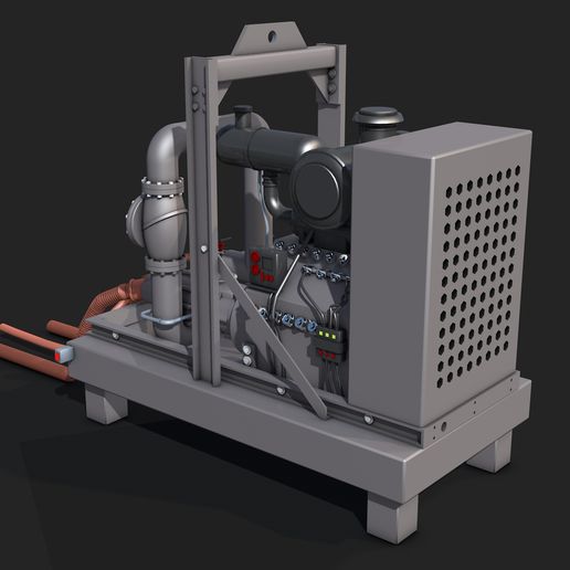 🚰 Water transfer pump・ STL File for 3D printing and CNC machining ...