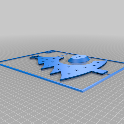 Free STL file Snowflake Christmas Tree Kit Card ️ ・3D print design to ...