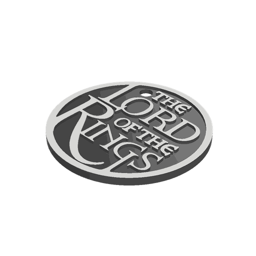👽 lotr logo・ STL File for 3D printing・Cults