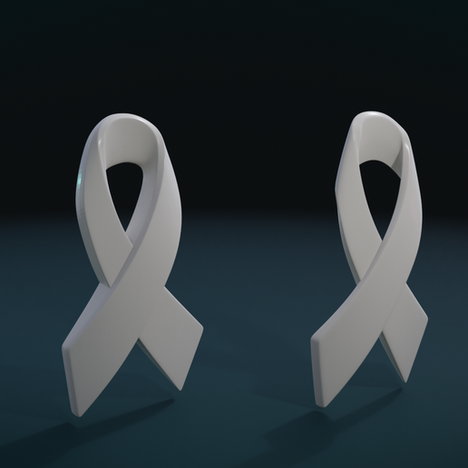 ♋ Cancer Ribbon・ 3D File for ・Cults