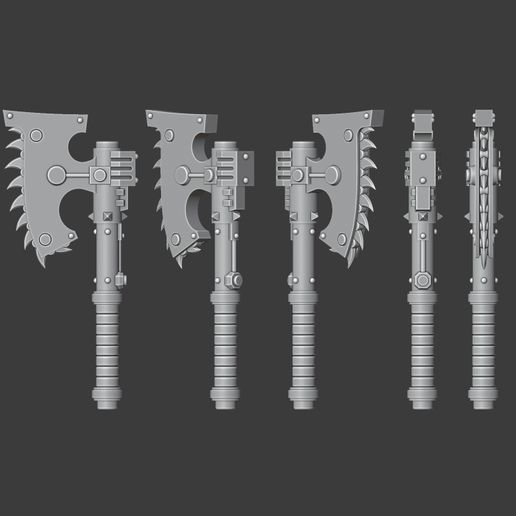 🤲 Gen 3S & 6 Bionic hands - Chainaxe・ 3D File for 3D printing・Cults