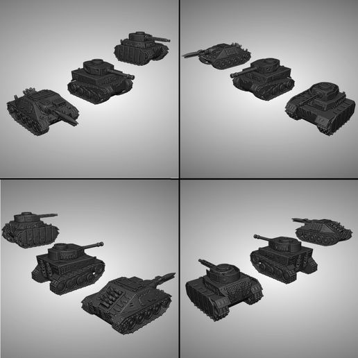 🪖 Orc Tank German Type・Free 3D File for 3D printing・Cults