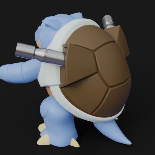 🐉 Blastoise Pokemon statue Fan Art・ STL File for 3D printing・Cults