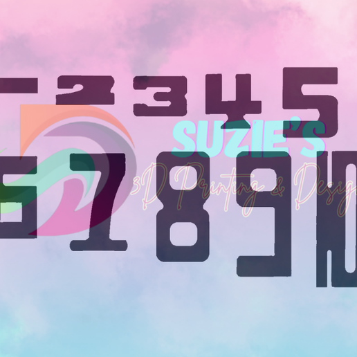 🏗️ Number Building Block・ STL File for 3D printing・Cults