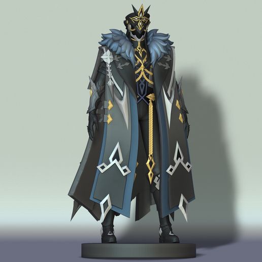 🎲 capitano - genshin impact STL 3D PRINT・ 3D File for 3D printing・Cults