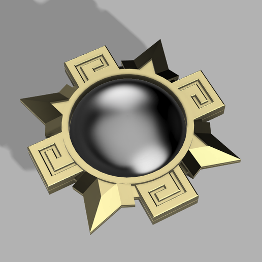 🎭 Natlan VISION - GENSHIN IMPACT・ STL File for 3D printing・Cults