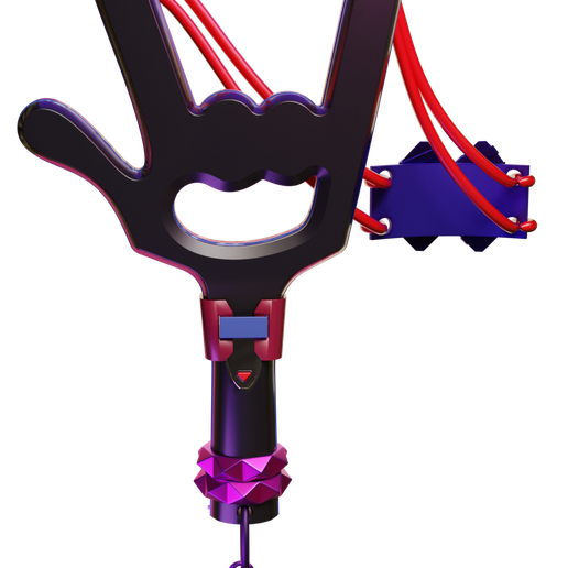 🔩 Nut Rocker Marvel Rivals cosplay Slingshot・ 3D File for 3D printing・Cults