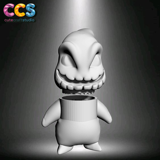 STL file Grinder Oogie Boogie Boogie Chibi 🛁 (3MF)・Model to download ...