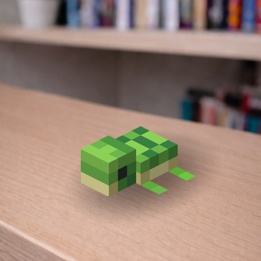 🆕 MINECRAFT NUEVO BEBÉ TORTUGA REMODELACIÓN・Archivo STL para Impresión ...