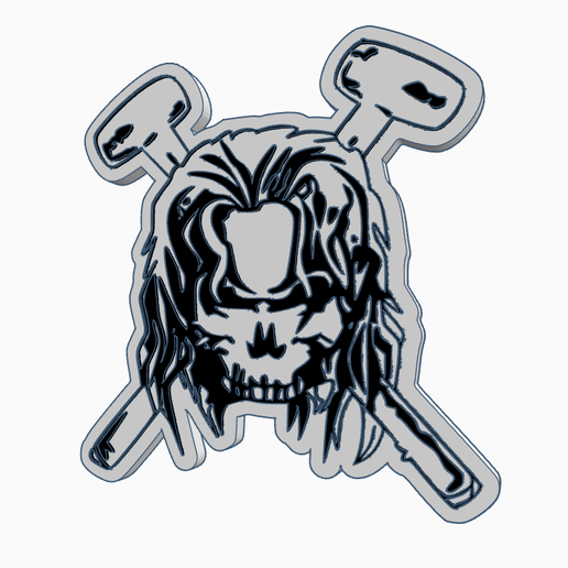 🤼 TRIPLE H (WWE) V2 Logo Display by MANIACMANCAVE3D・ STL File for 3D ...