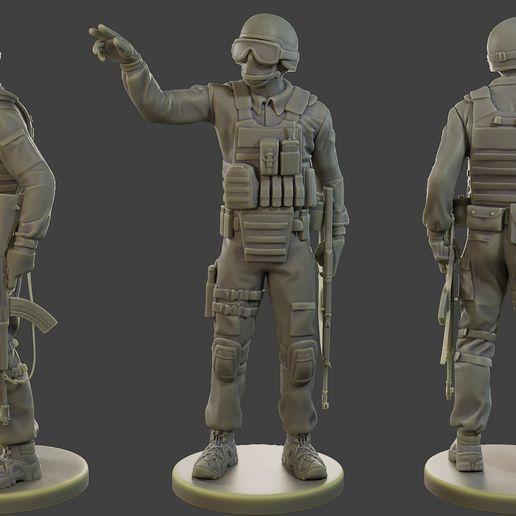 🚓 CzechSlovak Police Tactical Unit CPTU1 006・Archivo 3D para ・Cults