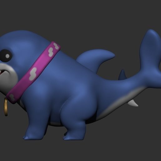 STL file Jeff the Shark STL 3D print model 🦈 ・3D printable model to ...