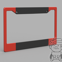 Download 13 3D models from License plate frames listed by Menacing ...