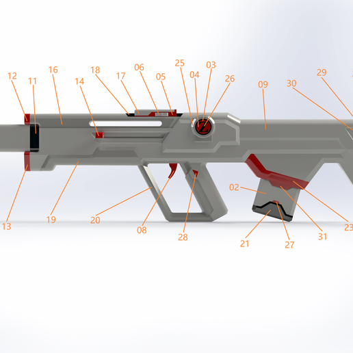 Archivo STL Valorant Spectrum Bulldog 🧸 ・Modelo para descargar y ...