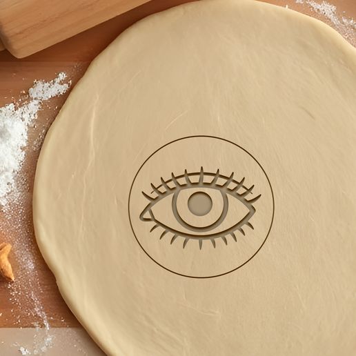 👁️ Eye Cookie Cutter, Biscuit Cutter・Archivo STL para Impresión 3D・Cults