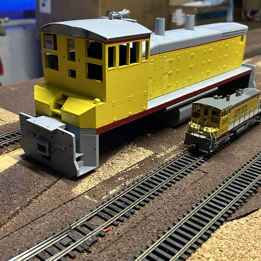 🚂 OpenRailway EMD SW1500 1:32 Locomotive・3D Print with the Bambulab A ...