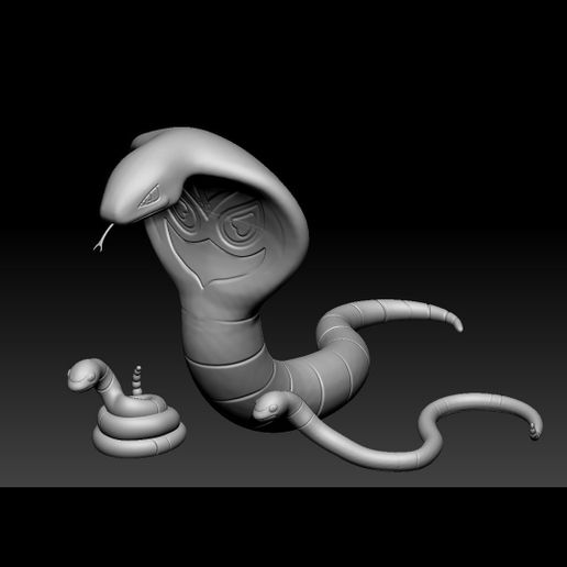 🐉 Pokemon Ekans and Arbok 3D print model・ STL File for ・Cults
