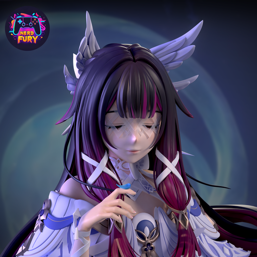 🦸 Genshin Impact - Columbina・ 3D File for 3D printing・Cults
