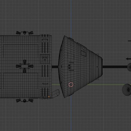 👾 Saturn 5 Command Module・Free STL File for 3D printing・Cults